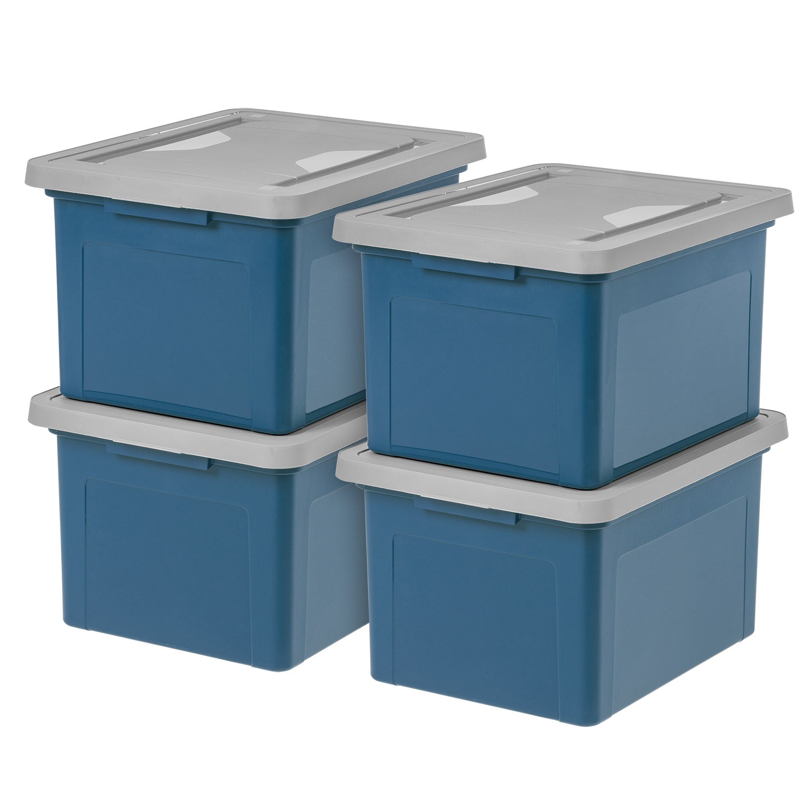 Eco-Friendly 35Qt File Totes for Storage 4 Pack – IRIS USA