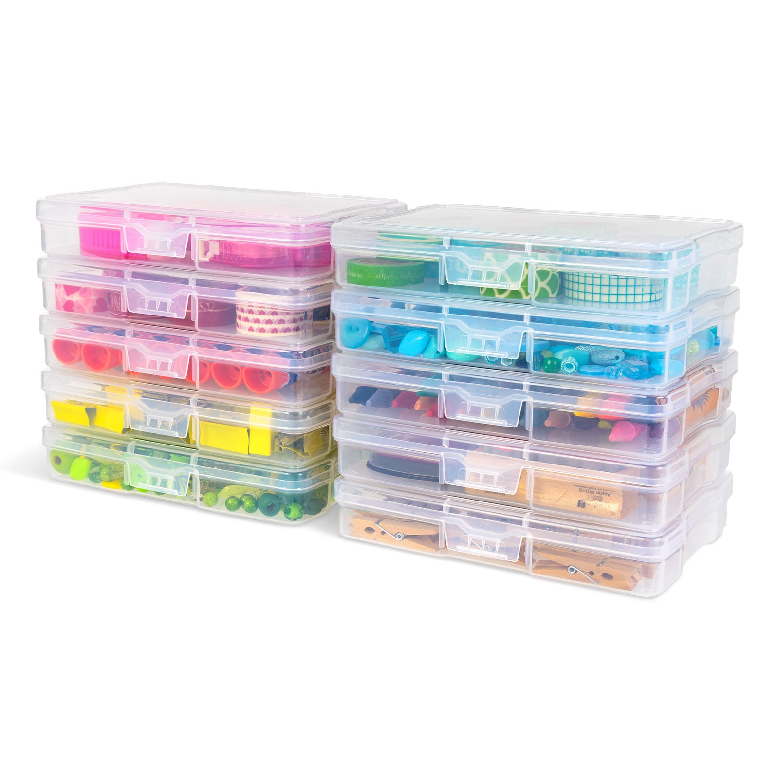 Scrapbook Paper Storage Cases 10 pack, 4"X6" – IRIS USA