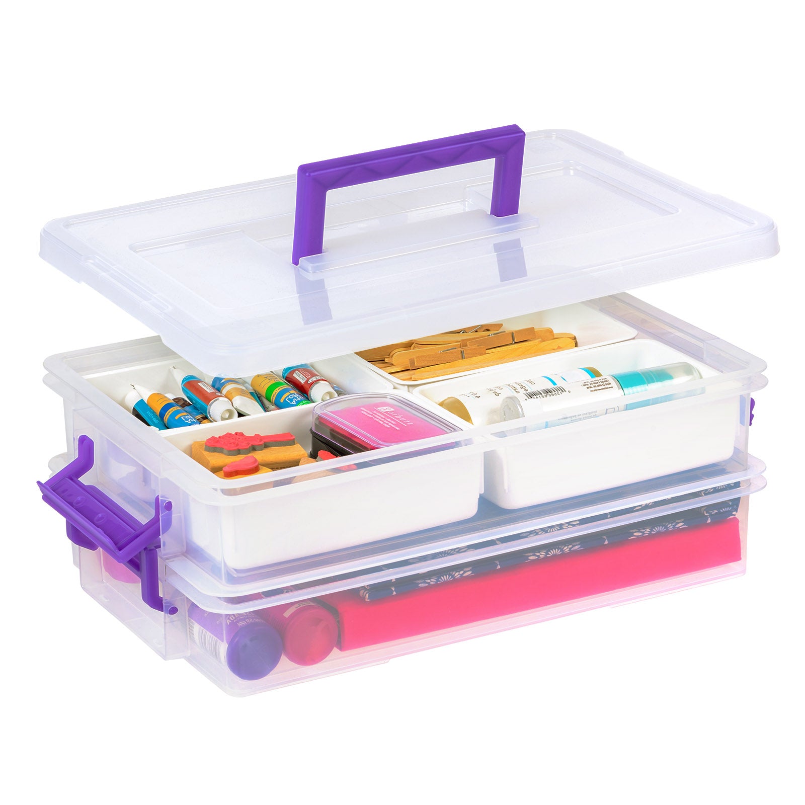 Layer Stack and Carry Storage Container 9.2Qt – IRIS USA