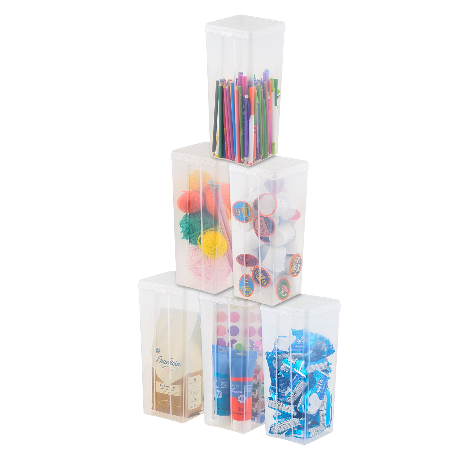 Vertical Storage Container for Home & Office Organization, Space-Savin ...