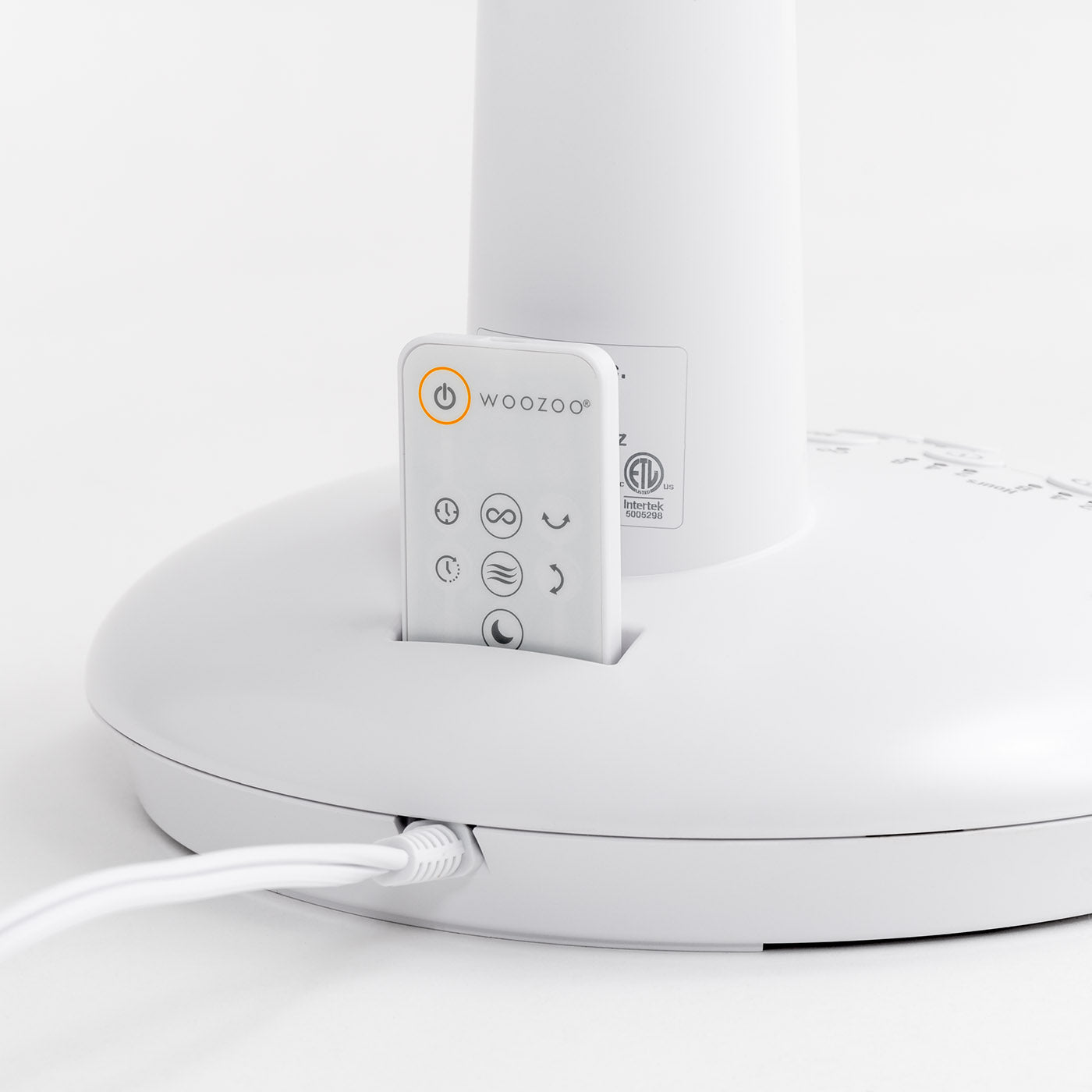 WOOZOO® 360 Standing Fan - 360° Oscillation, Quiet DC motor, Remote ...