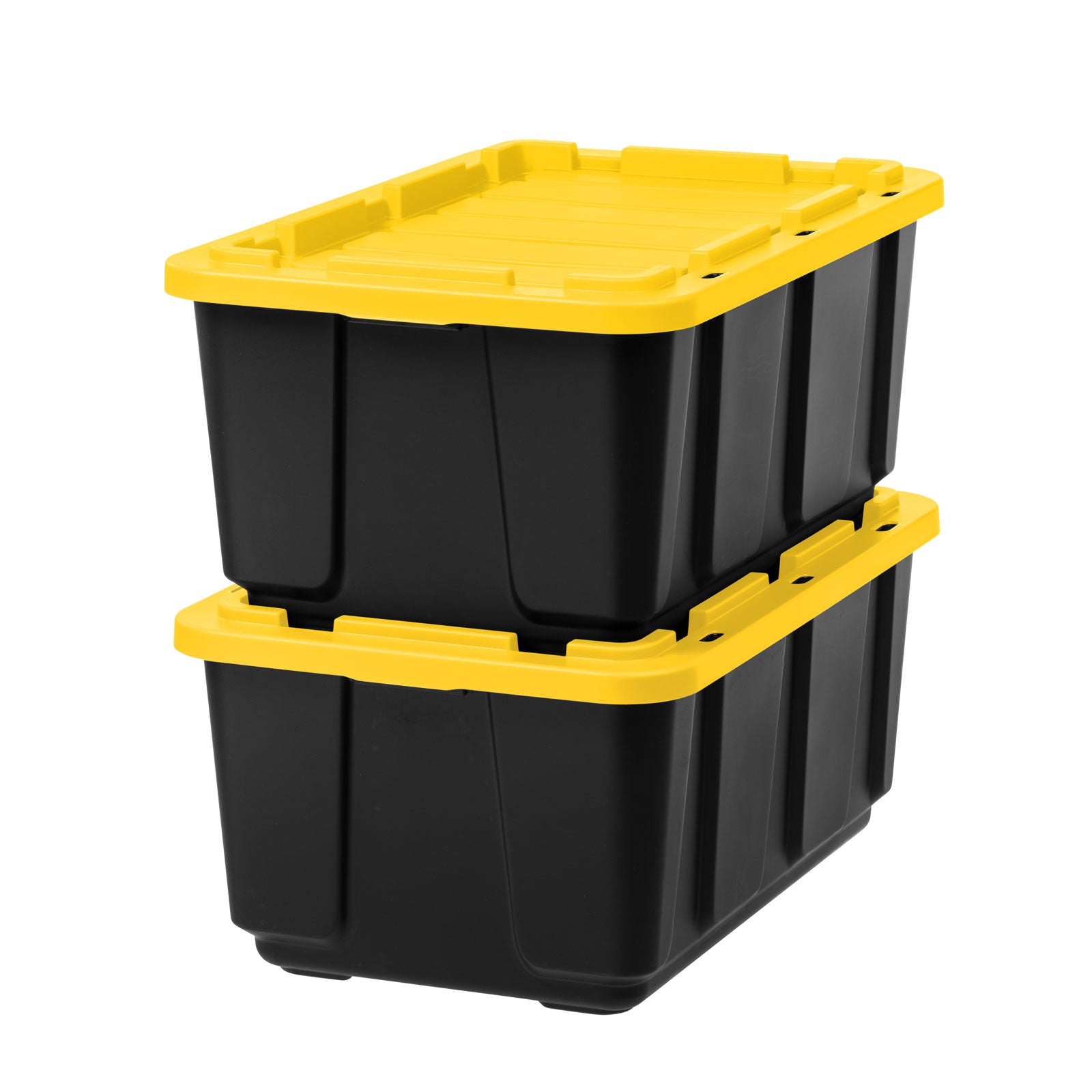 Heavy Duty Storage Container 2-Pack Yellow - 27 gal. (108 qt.) – IRIS USA
