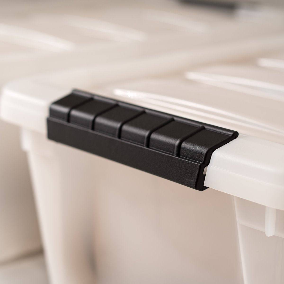 Stack & Pull® Storage Box - 12 QT, 6 Pack, Pearl – IRIS USA