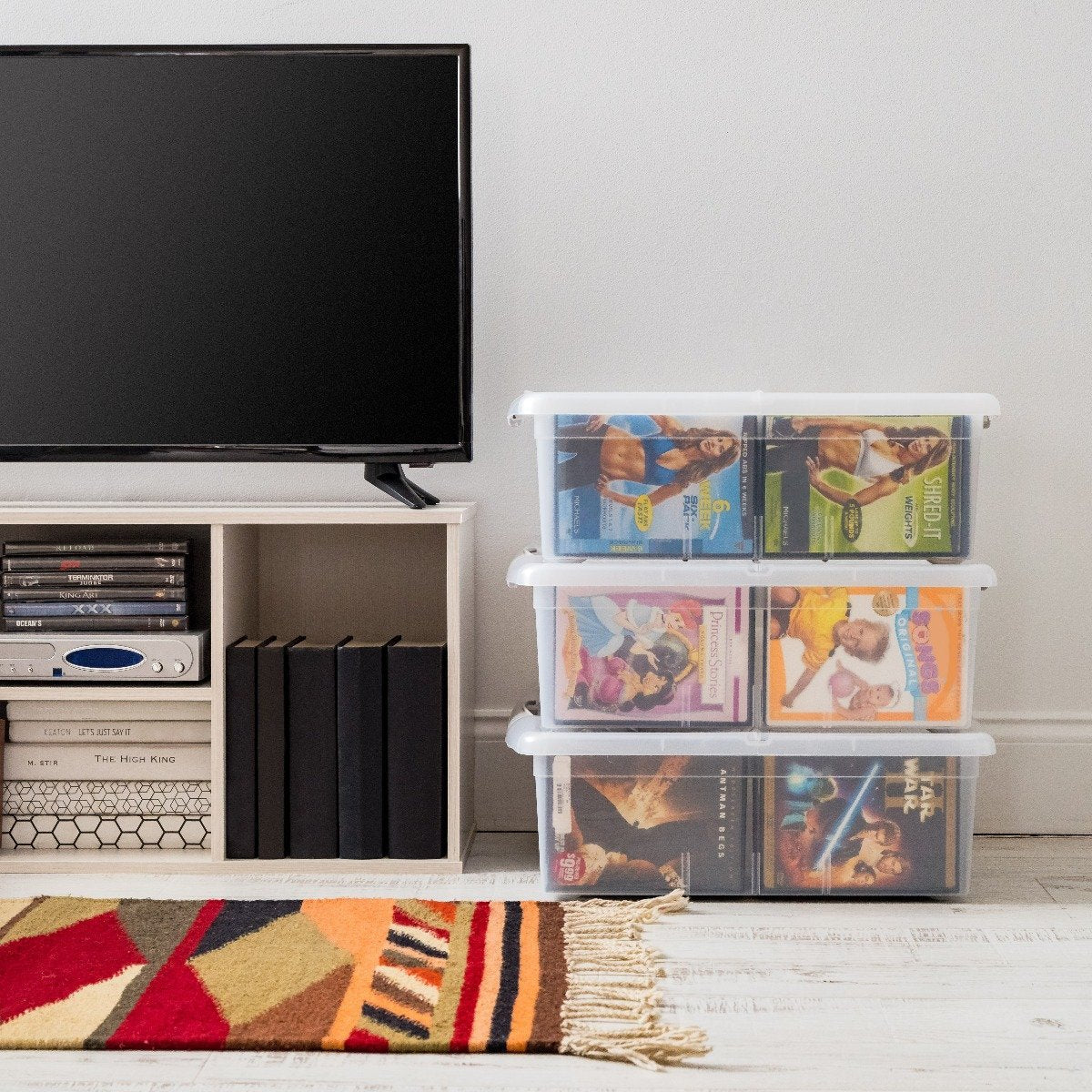 Modular Divided Media Storage Box - Large – IRIS USA