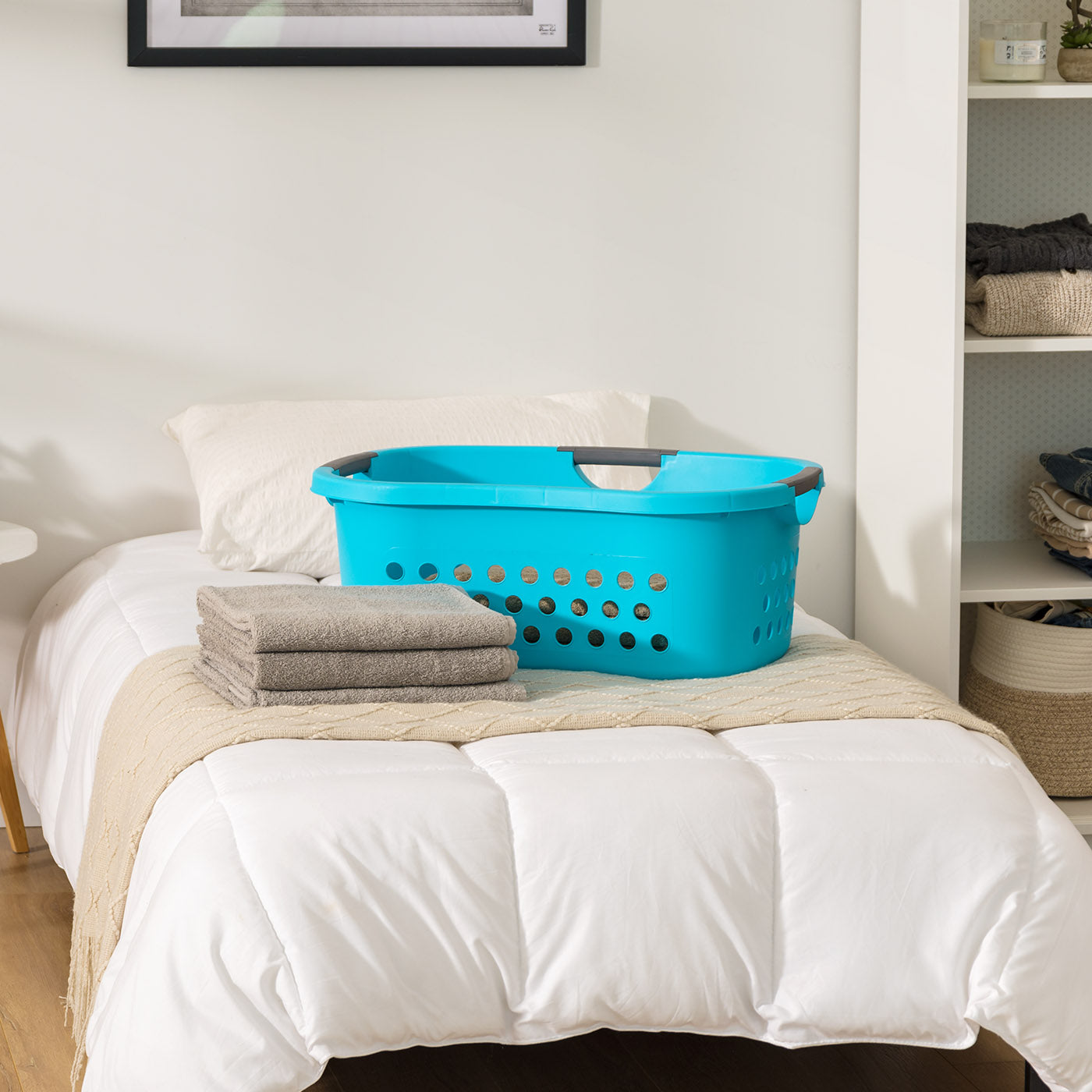 Hip Grip Laundry Basket, Laundry Organizer, Comfort Carry Plastic Laun ...