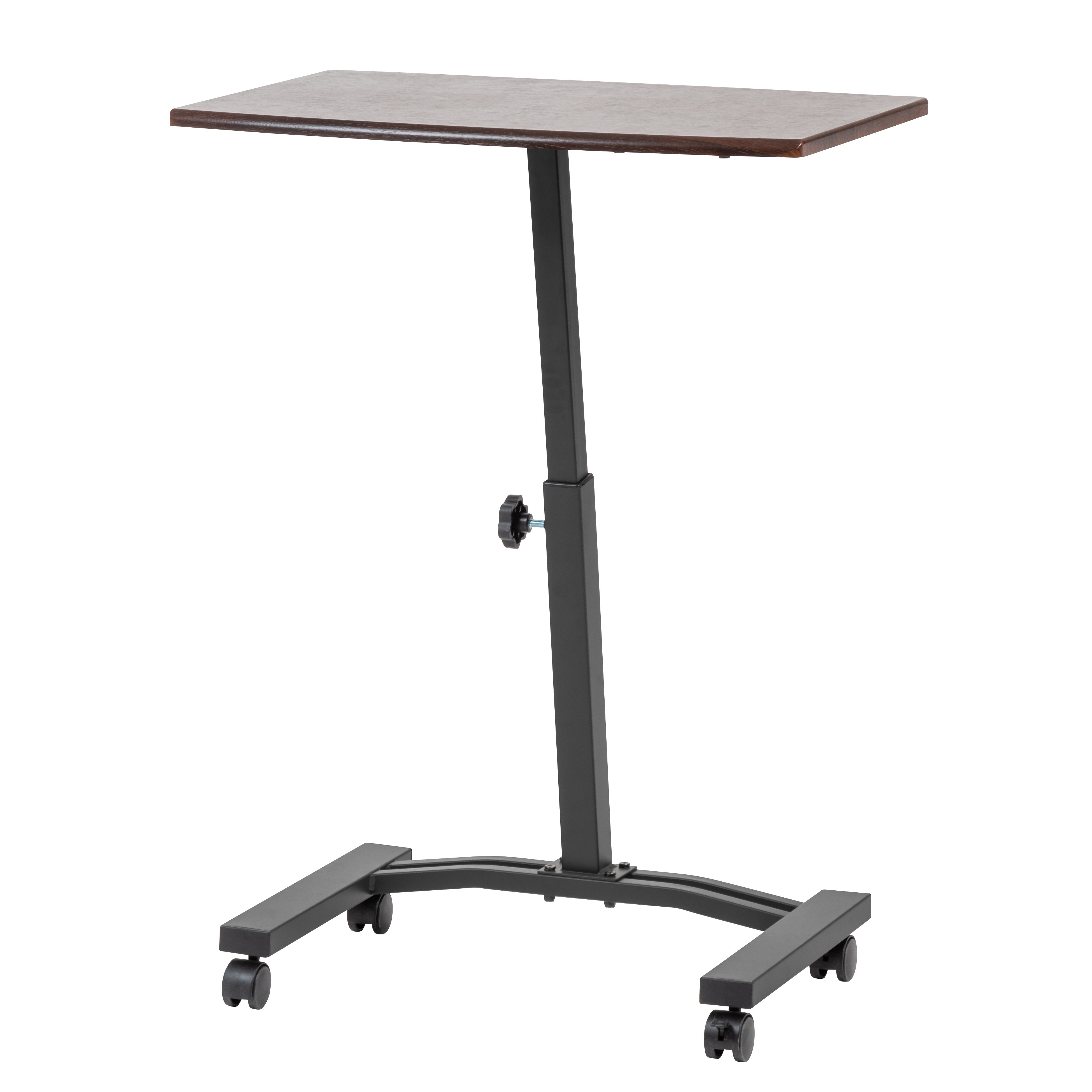 Laptop Cart Adjustable Height Table - Brown – IRIS USA, Inc.