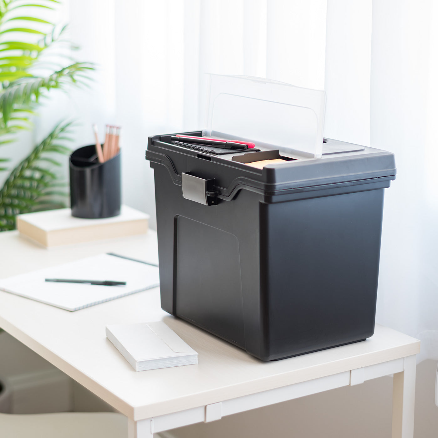 Letter File Box with Handle – IRIS USA