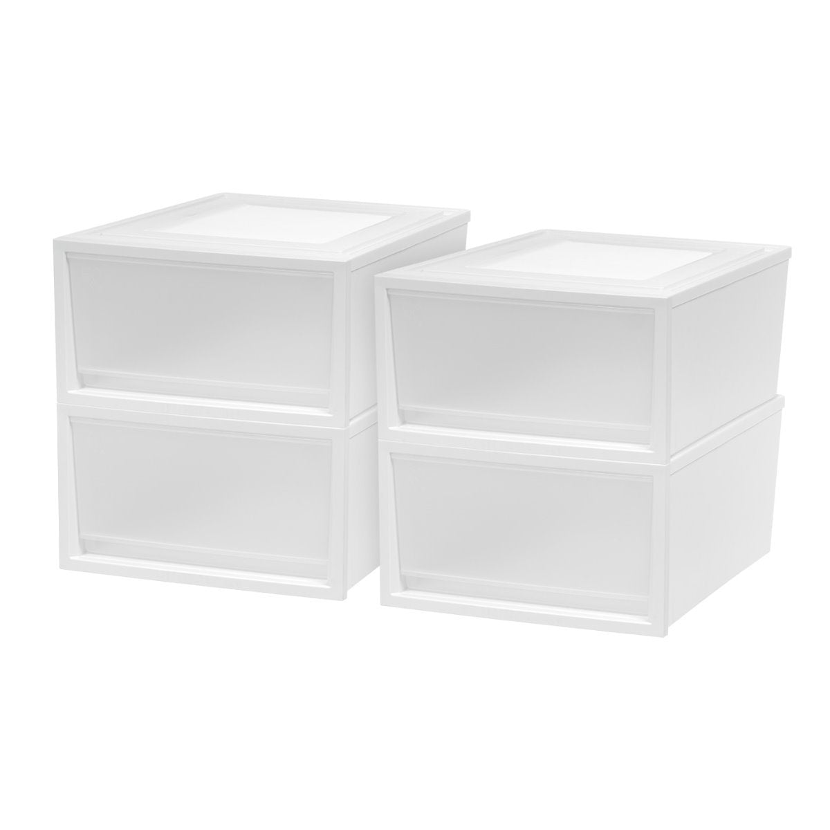 Stacking Storage with Door - Nested 4 Pack - 42.5 QT – IRIS USA